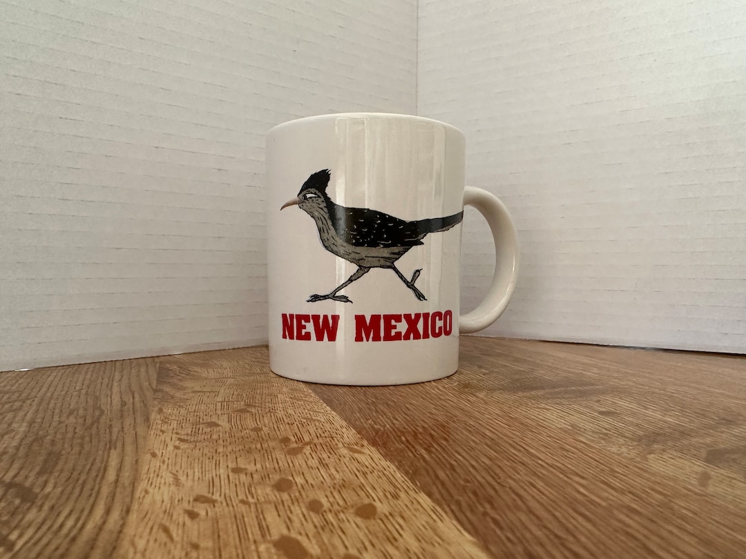 Cute 90s Vintage ROADRUNNER New Mexico MUG Tea Cup Coffee - Etsy