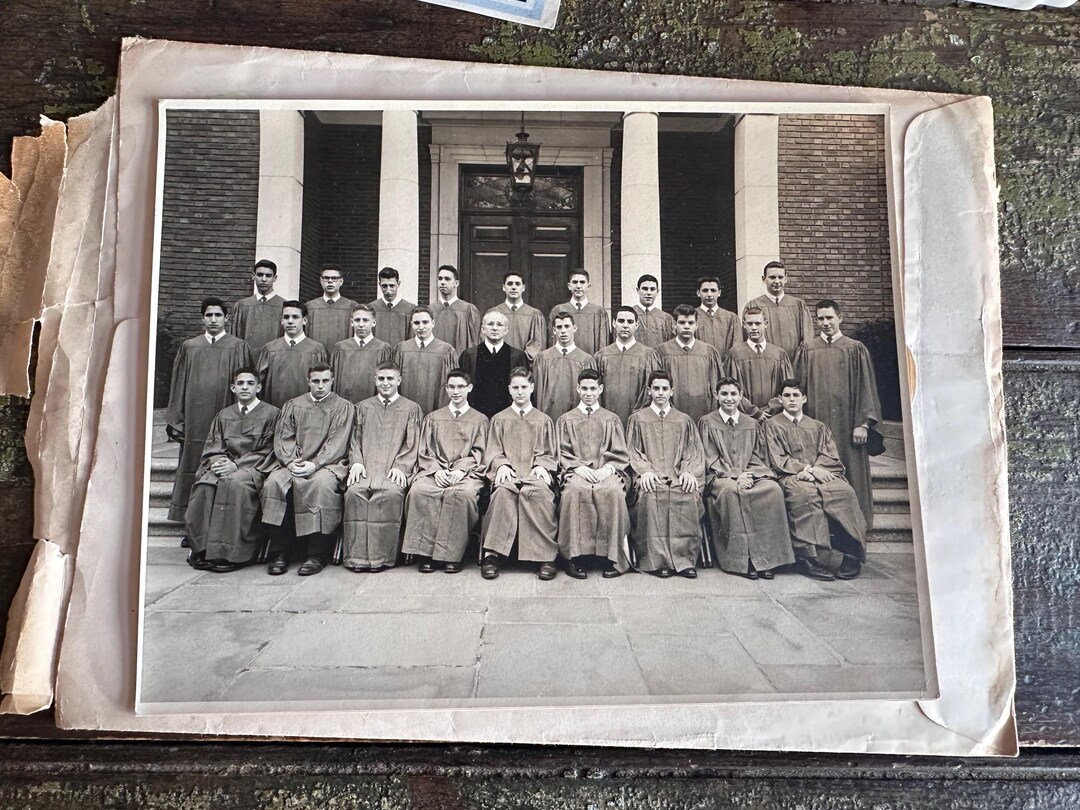 Vintage COMMUNION HEBREW Group PHOTO School Class 8 X 10 1950s Prop ...
