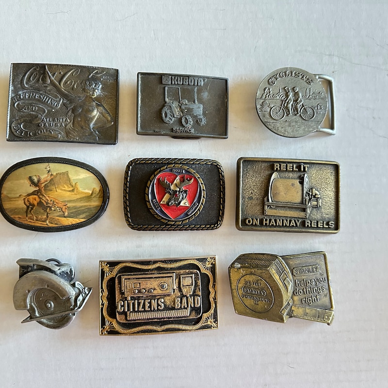 Vintage Belt Buckles - Etsy