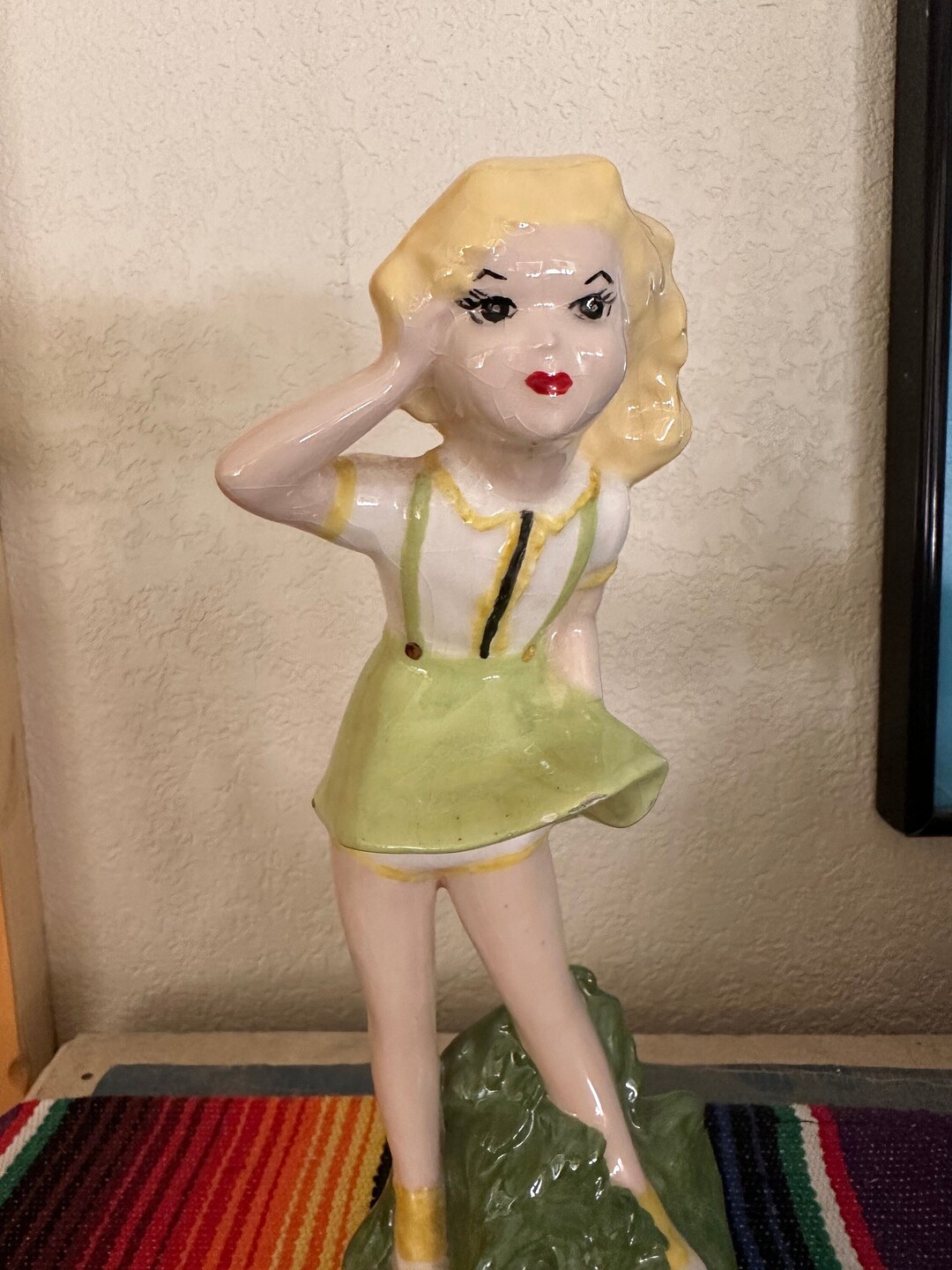 Adorable Vintage 1950s PIN UP School Girl STATUE march Mid Century ...