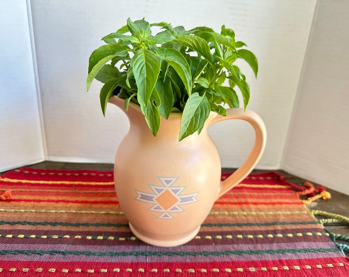 Vintage Treasure Craft SOUTHWEST PITCHER Jug Vase Southwestern Dining ...