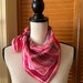 Pink Vintage VERA SCARF Geometric Pattern 1970s Pop Art Print - Etsy