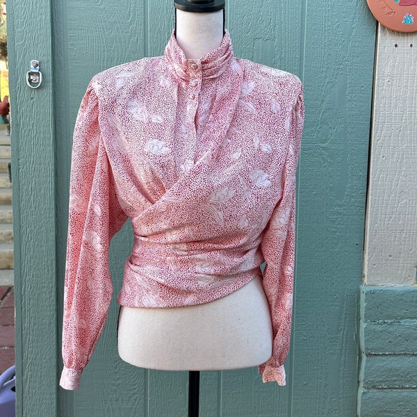 Vintage 80s Blouse - Etsy