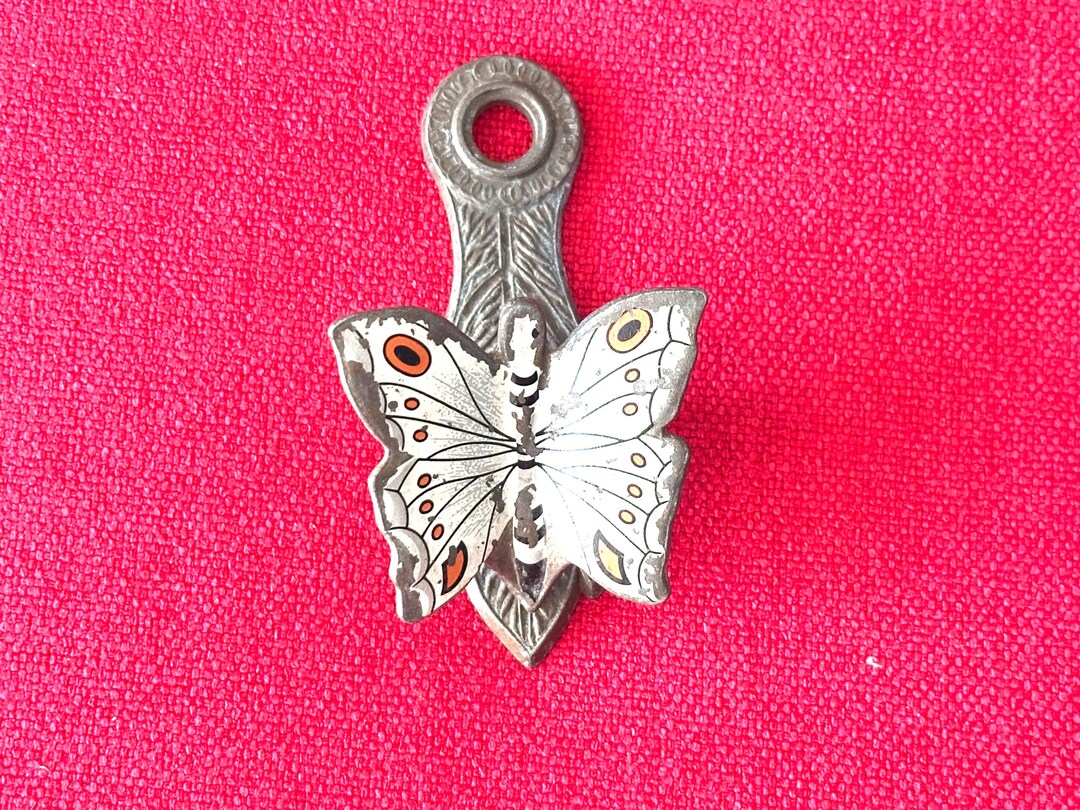 Antique BUTTERFLY CLIP Vintage Metal Paperweight Paper CLIP Wall ...