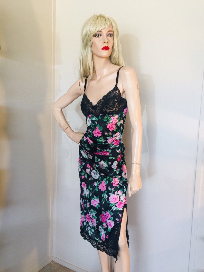 Vintage Vanity Fair Camisole And Half Slip Roses Lingerie 1950s Etsy