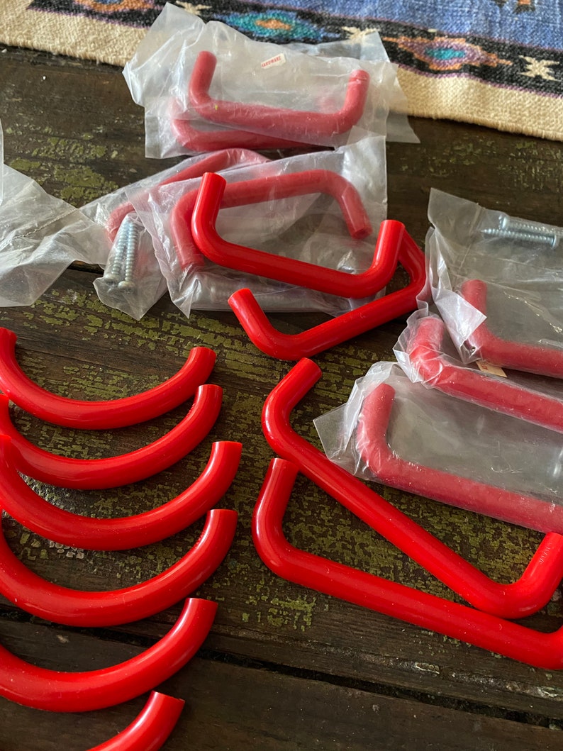 Vintage RED RESIN Drawer Pulls HANDLES Knobs Sold Separately - Etsy