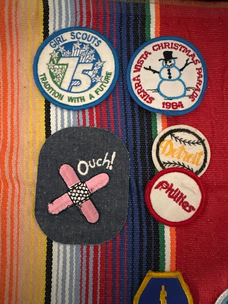 Vintage PATCHES IRON on SEW on Denim Sold Individually - Etsy