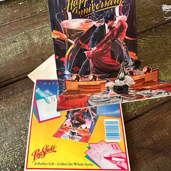 Pop Out Anniversary Card - Etsy