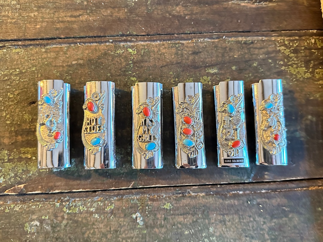 Awesome 80s Vintage Lighter COVER Bic Lighter Sleeve Hot Stuff Screw ...