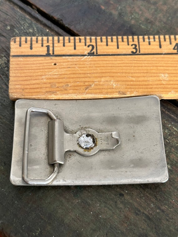 CooL 1950’s ViNTAGE Western RoDEO BELT BUCKLE Silver … - Gem