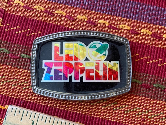 ViNTAGE Prism LeD ZEPPELIN BeLT BUCKLE 1977 C P I Nic… - Gem