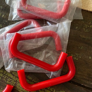 Vintage RED RESIN Drawer Pulls HANDLES Knobs Sold Separately Hardware ...