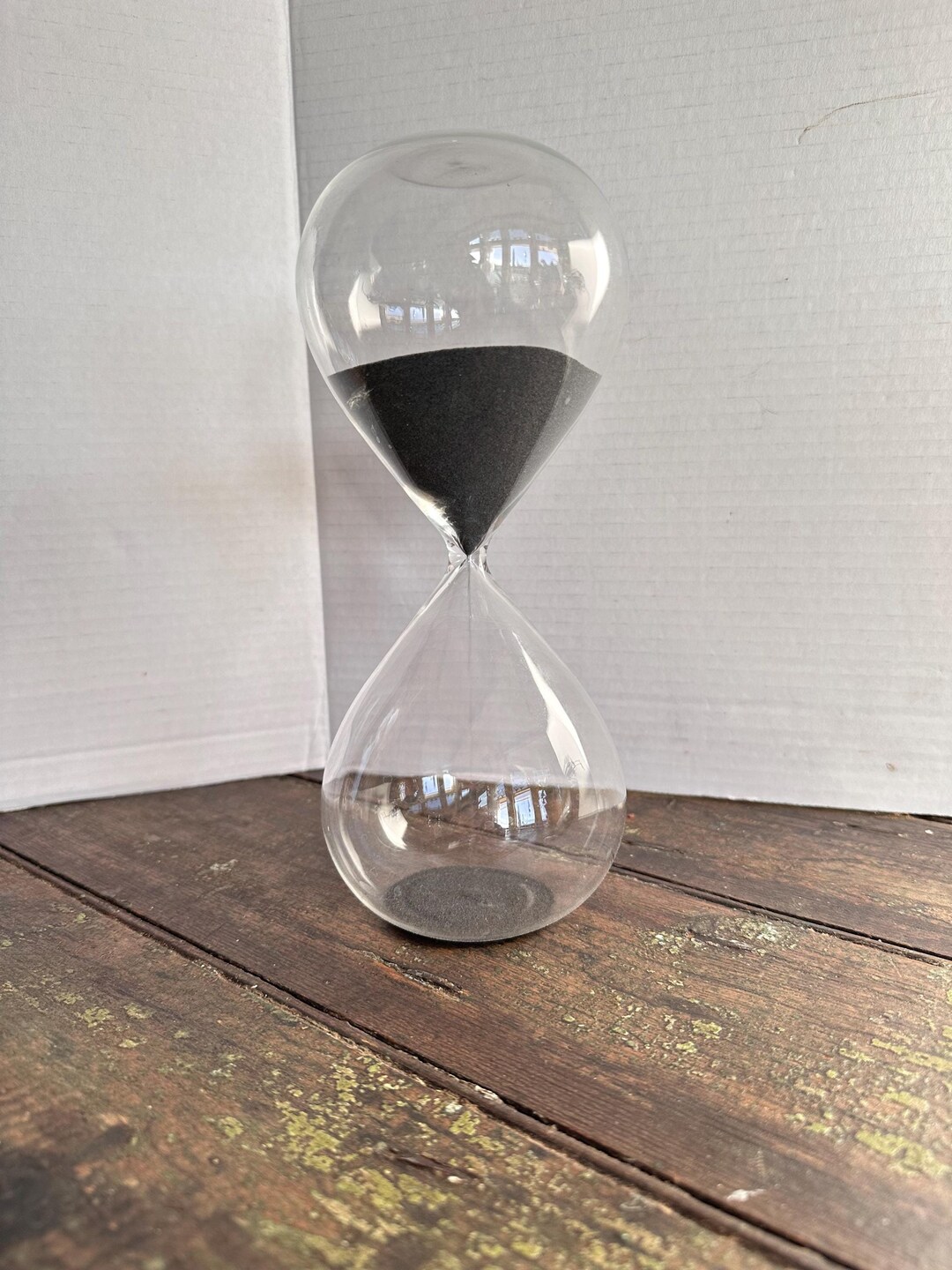 Vintage HOURGLASS Hand Blown “evolution” Lovely! Bohemian Home Decor ...