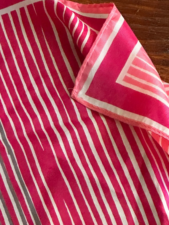 Vintage Vera Neumann Silk Scarf: 1970s Geometric Pop … - Gem