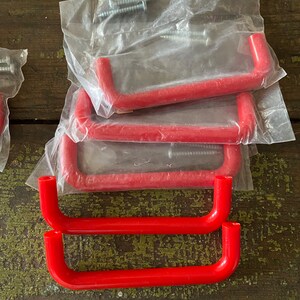 Vintage RED RESIN Drawer Pulls HANDLES Knobs Sold Separately Hardware ...