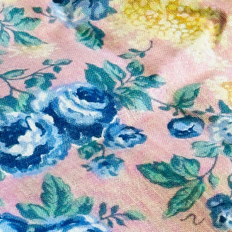 Rose Print Fabric - Etsy