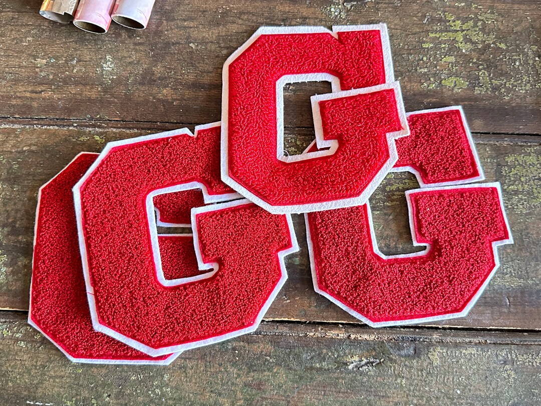 Vintage LETTER G Jacket PATCH CHENILLE Letter Sweater College - Etsy