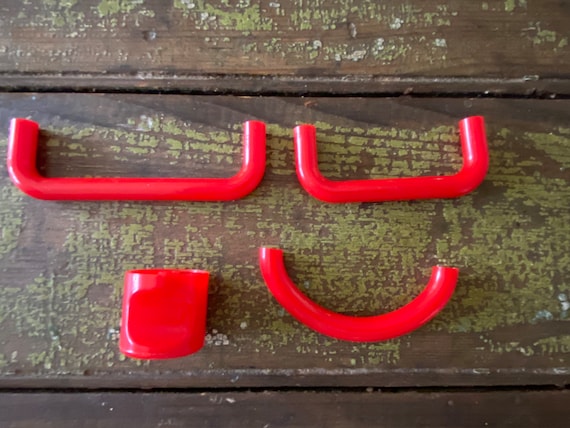 Vintage RED RESIN Drawer Pulls HANDLES Knobs Sold Separately - Etsy