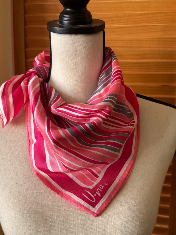 Vintage Vera Neumann Silk Scarf: 1970s Geometric Pop … - Gem