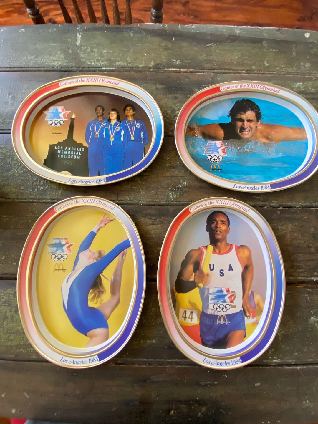 The OLYMPICS Vintage 1984 Mcdonalds L A OLYMPIC TRAY Rolling Trays Los ...