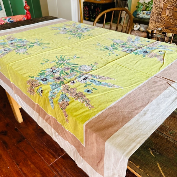 Floral Tablecloth - Etsy