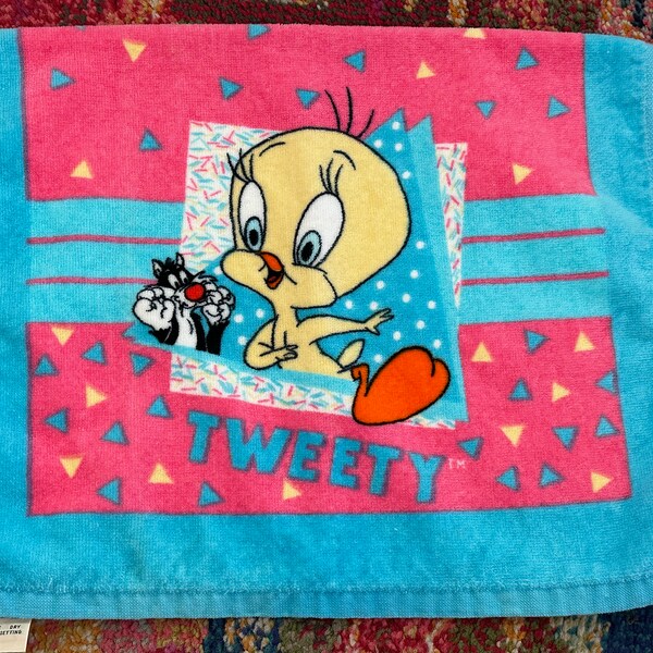 Tweety Bird Towel - Etsy