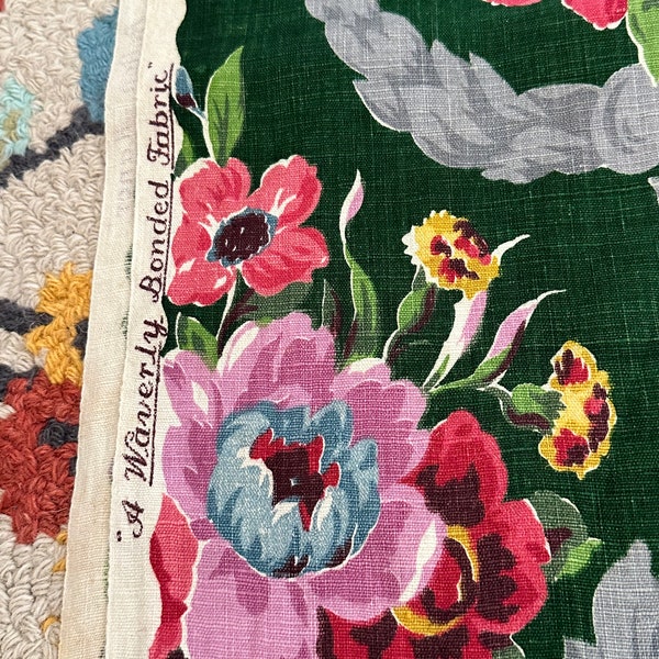 Waverly Fabric - Etsy