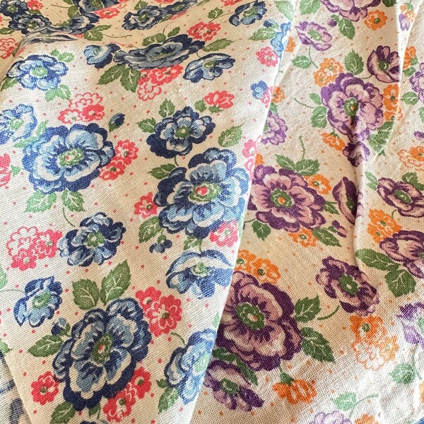 Floral Feed Sack - Etsy