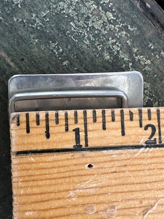 CooL 1950’s ViNTAGE Western RoDEO BELT BUCKLE Silver … - Gem