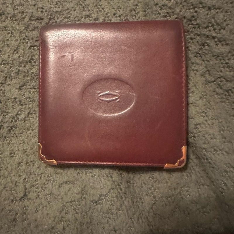 Cartier Burgundy Bag - Etsy