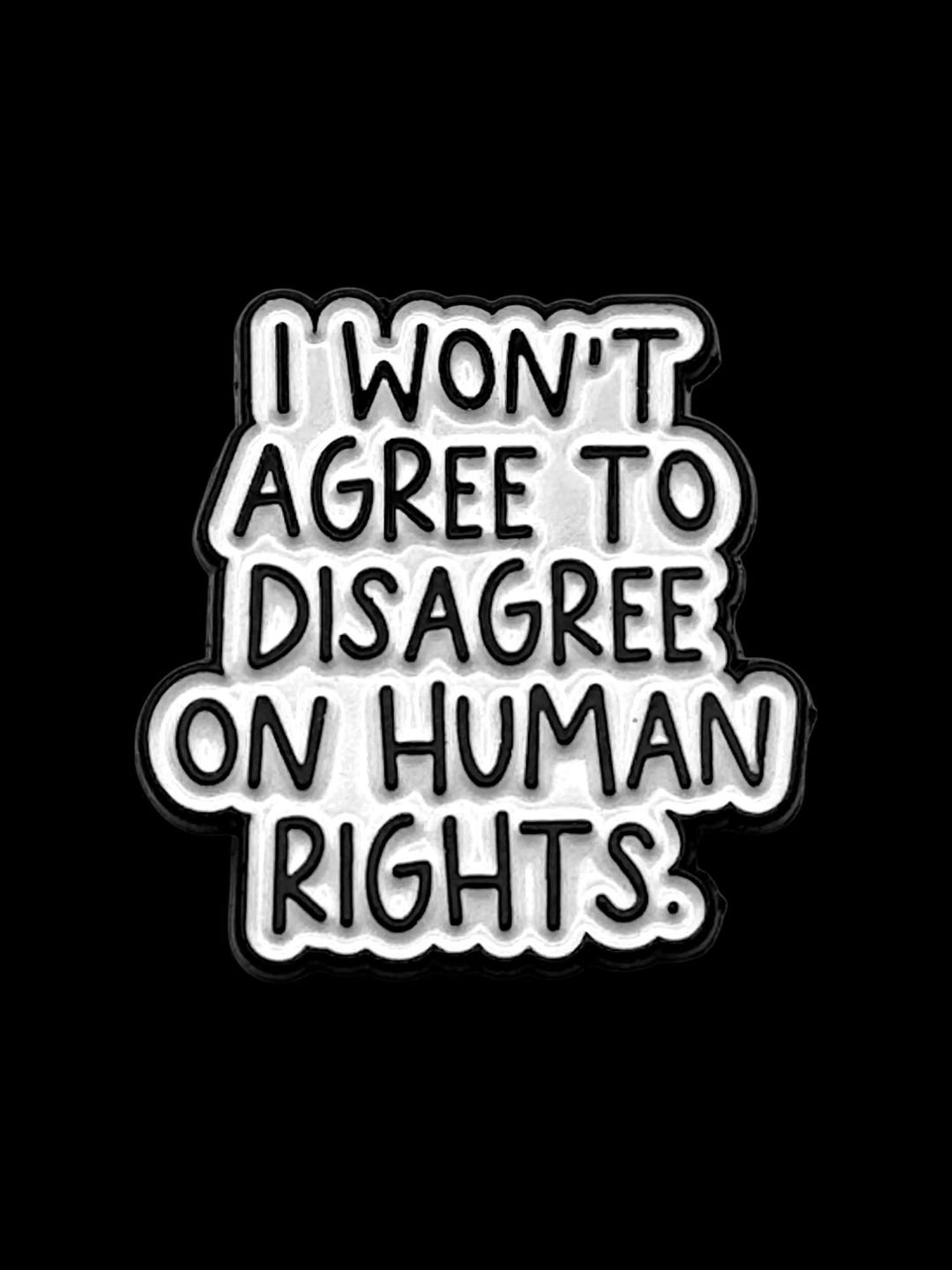 Human Rights Enamel Pin – Feminist Activist Accessory - Etsy