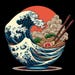 The Great Ramen Wave - Etsy
