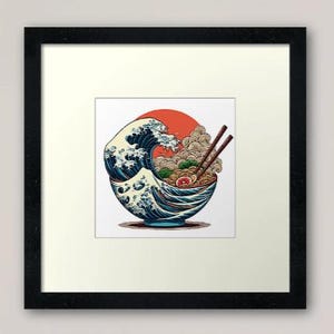 The Great Ramen Wave - Etsy