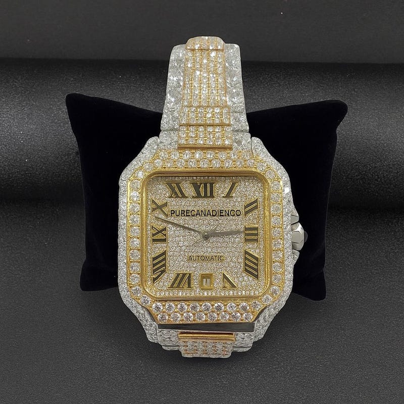 Lab Diamond Watch - Etsy