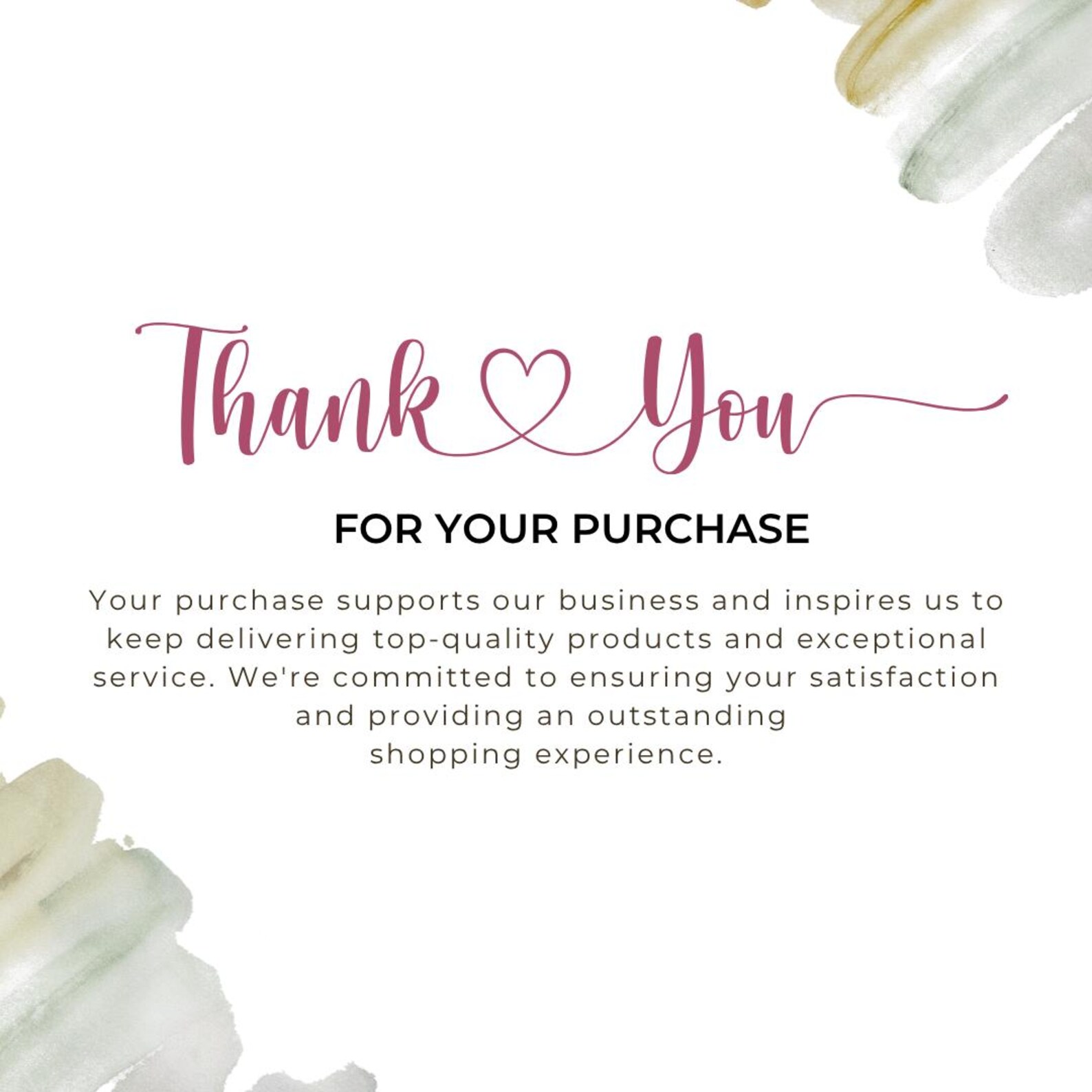 Custom Order Form Template – Printable Custom Order Sheet – Order Form ...