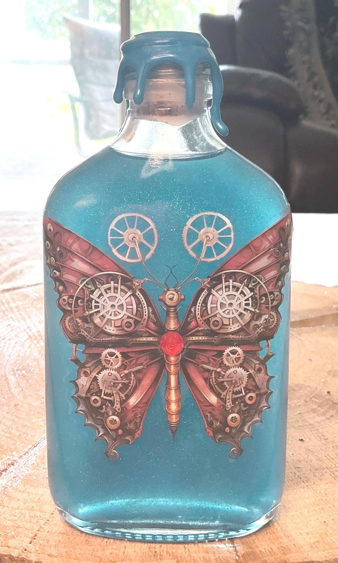 Butterfly Potion Bottle – Handmade Fantasy Alchemy Decor, Fairycore ...
