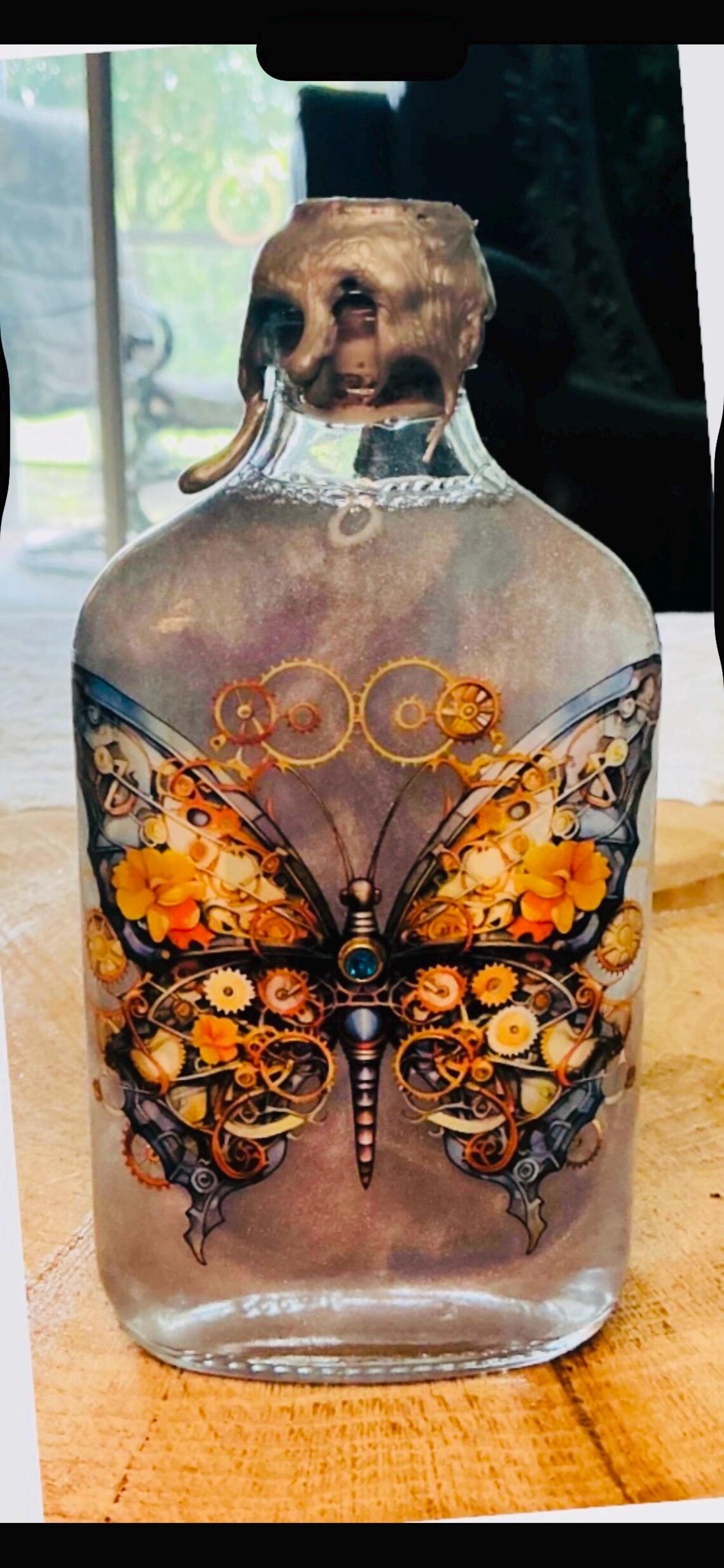 Steampunk Butterfly Potion Bottle Series – Handmade Fantasy Alchemy ...