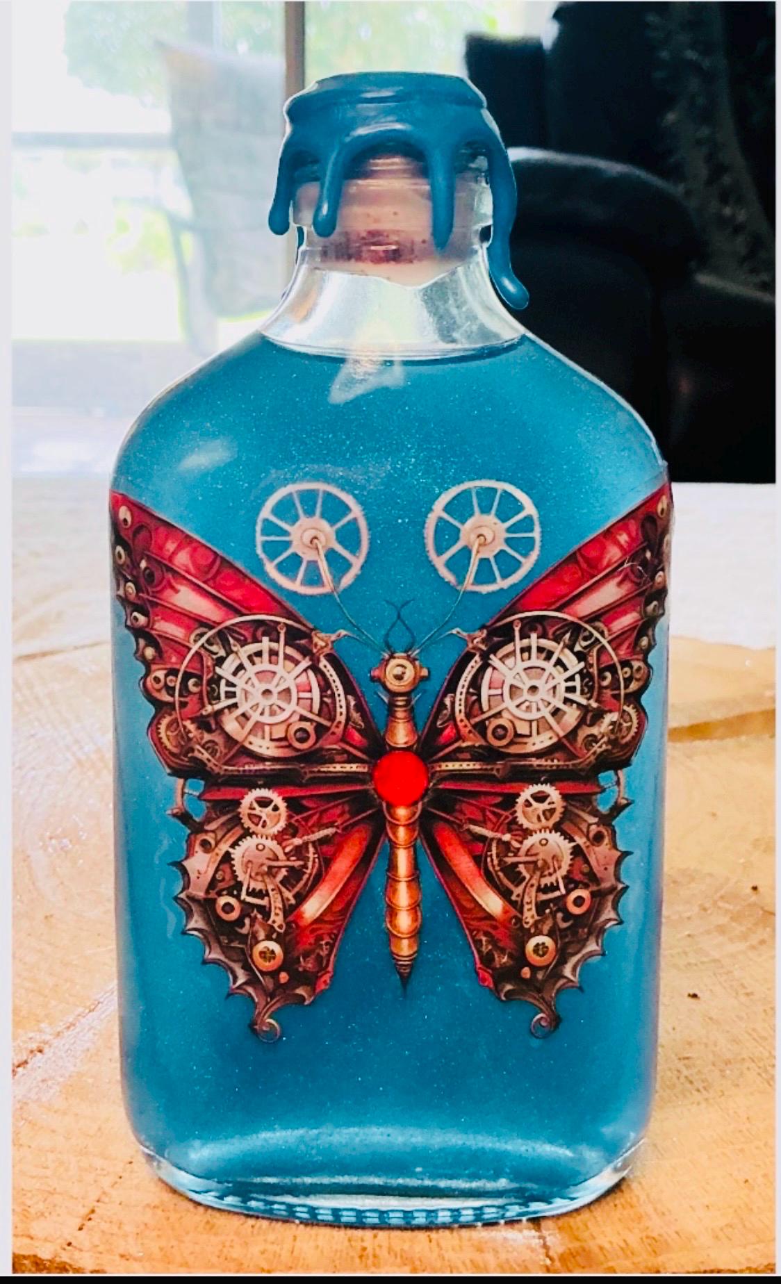 Steampunk Butterfly Potion Bottle Series – Handmade Fantasy Alchemy ...