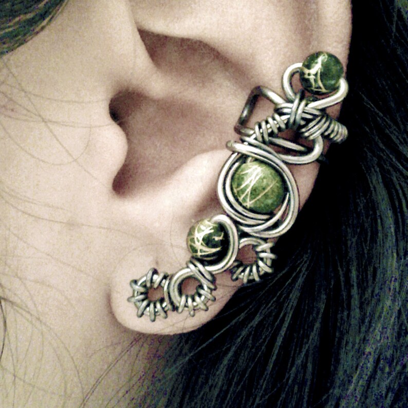 Evil Eye Ear Cuff Macabre and Cyberpunk Inspired Cartilage - Etsy