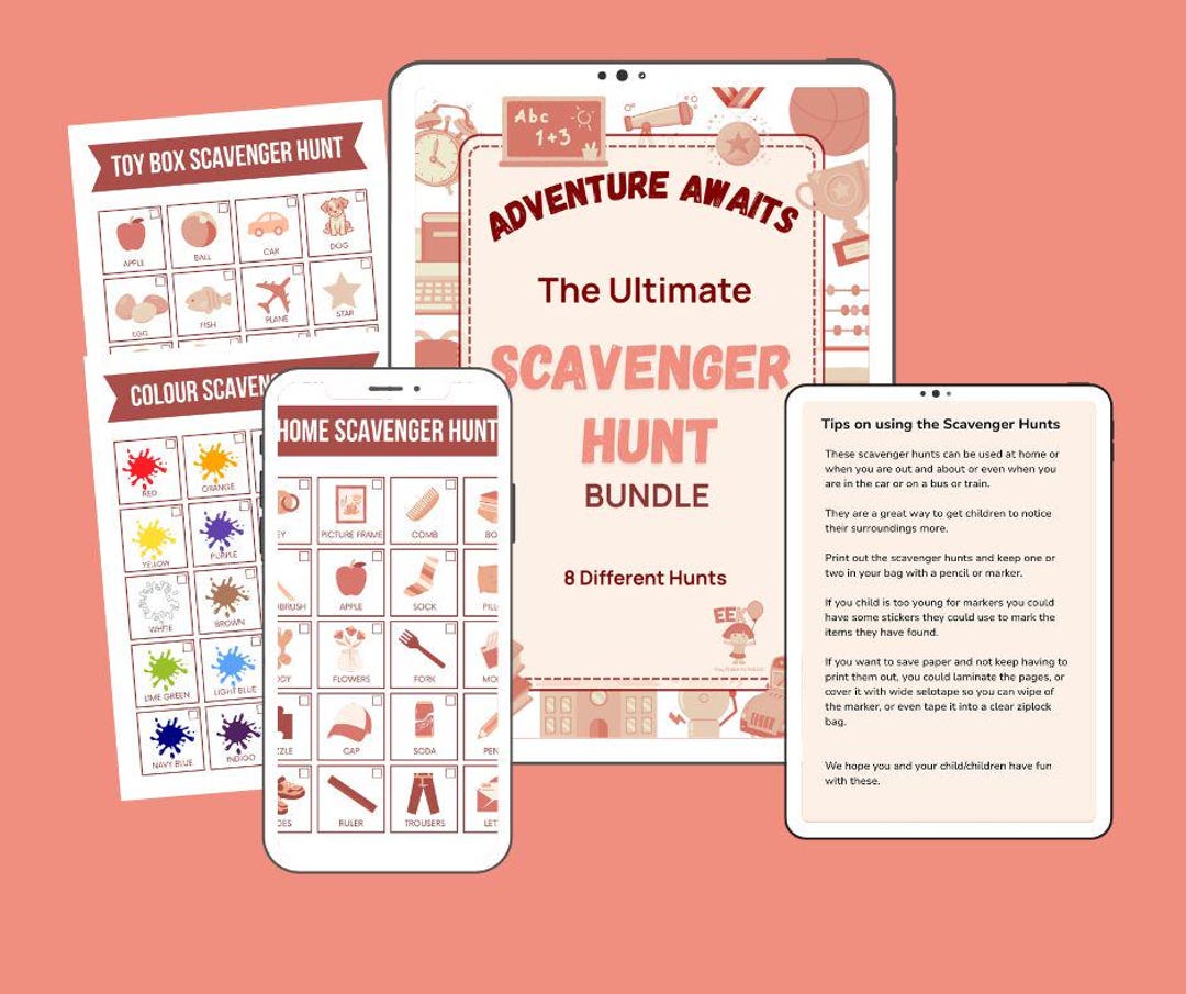 Ultimate Scavenger Hunt Bundle - Etsy