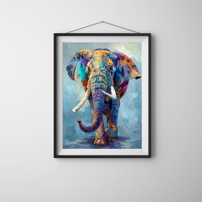 Elephant Wall Art - Etsy
