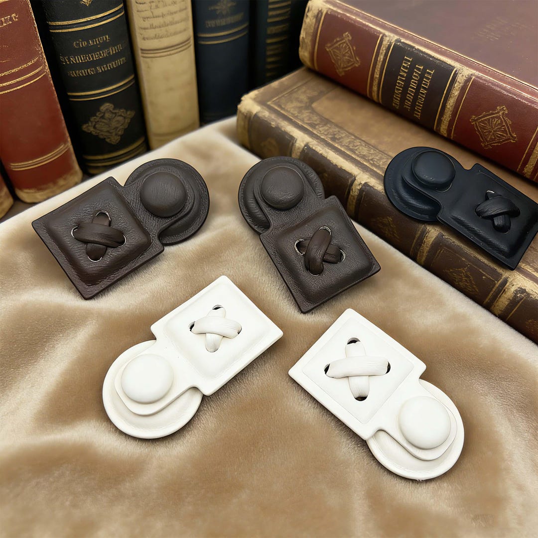 Leather Toggle Button, Alloy Coat Fastener, Four-hole Snap, Decorative ...