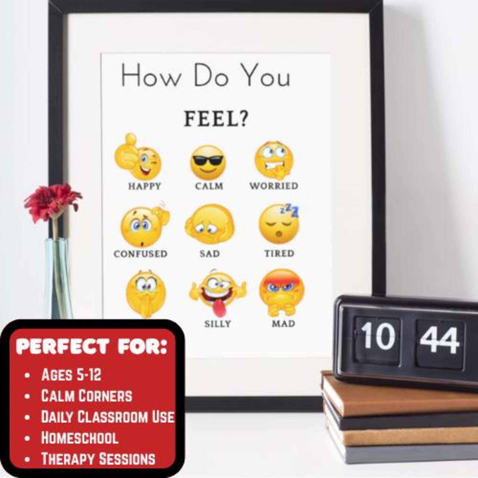 Kids Emotions Poster Emoji Poster Emotion Feeling Poster Kids Feeling ...