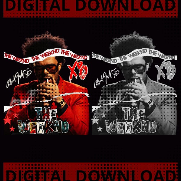 The Weeknd Svg - Etsy