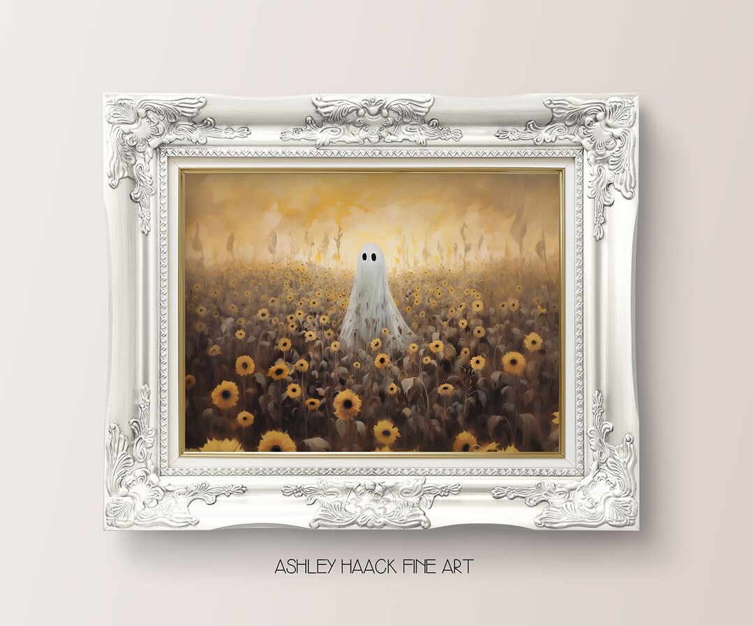 Goldie | Sunflower Ghost | Sunny Ghost | Spooky Art | Halloween ...