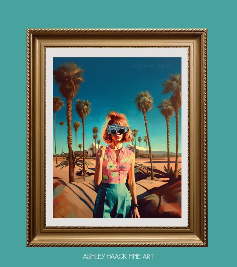 The Future Darling Printable Digital Painting Retro - Etsy