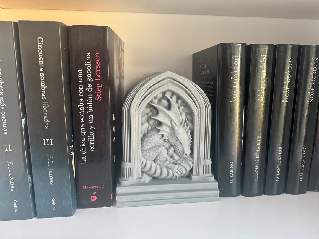 Sleeping Dragon Book Nook | Mystic Realms | 3D Printed | 4 Sizes ...