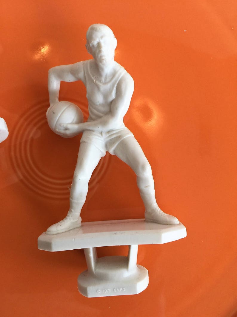 Vintage 4pc Plastic Figurine Soccer Players and Horse-marked - Etsy New ...