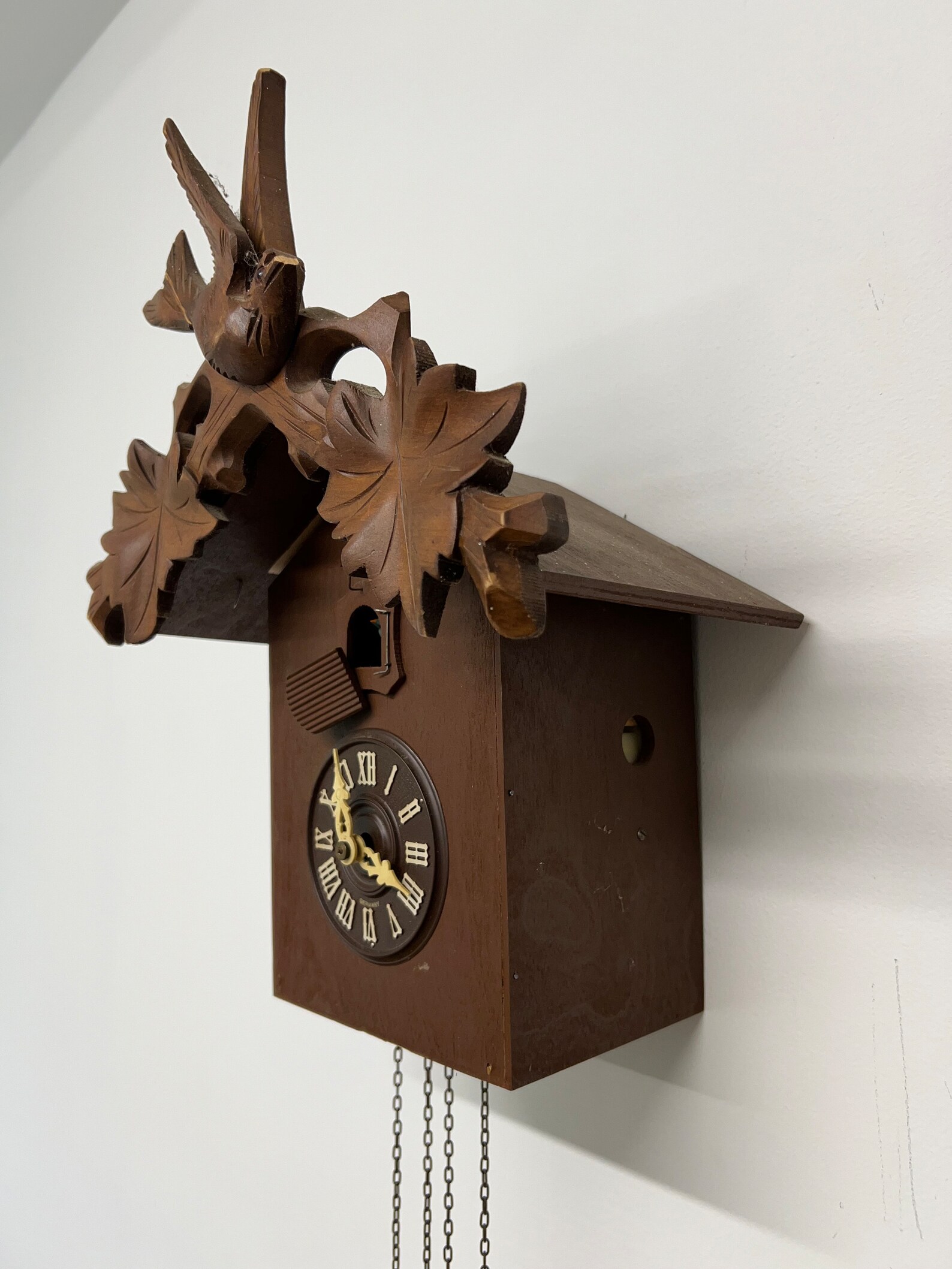 Charming Vintage Cuckoo Wall Clock From Germany: 14"x11"x5.5" - Etsy