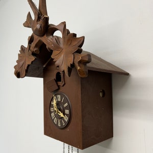 Charming Vintage Cuckoo Wall Clock From Germany: 14"x11"x5.5" - Etsy
